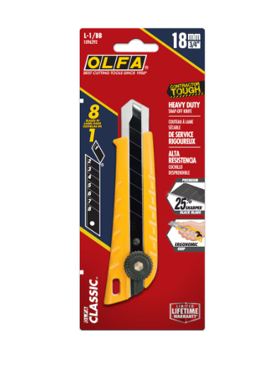 Olfa 18mm Snap-Off Utility Knife – Mygardenbag.com